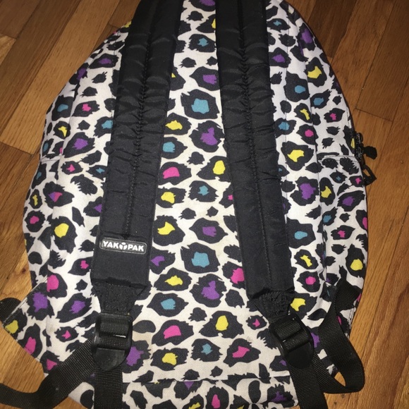 Yak Pak | Bags | Yak Pak Rainbow Animal Print Backpack | Poshmark